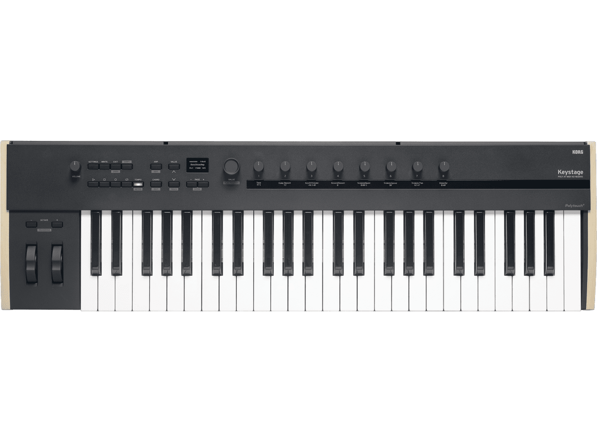 Korg Keystage - MIDI 2.0 keyboard with polyphonic aftertouch