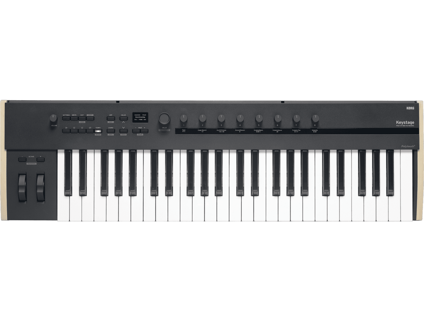 Korg Keystage - MIDI 2.0 keyboard with polyphonic aftertouch