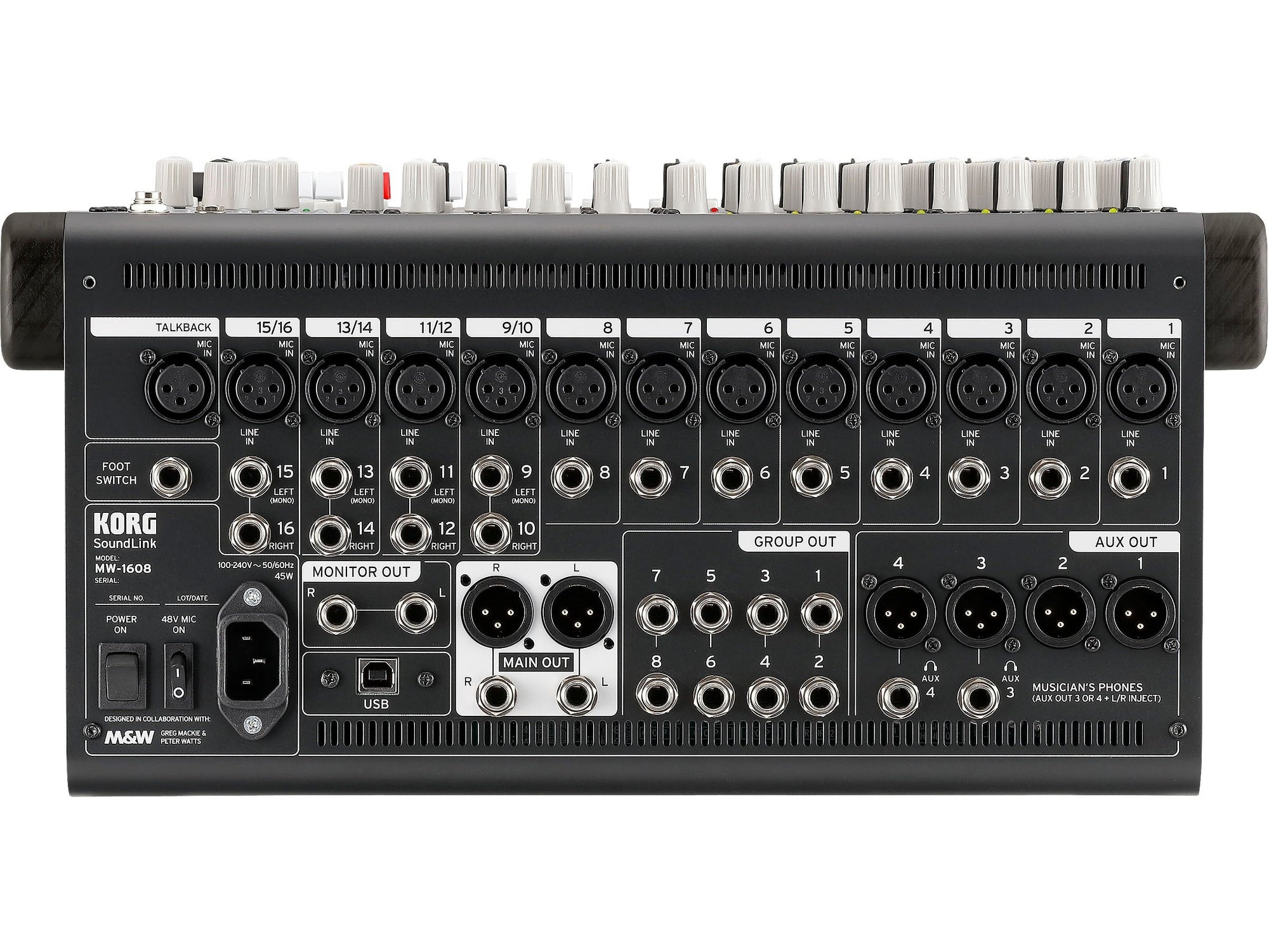 Korg MW-1608 16-channel Hybrid Mixer